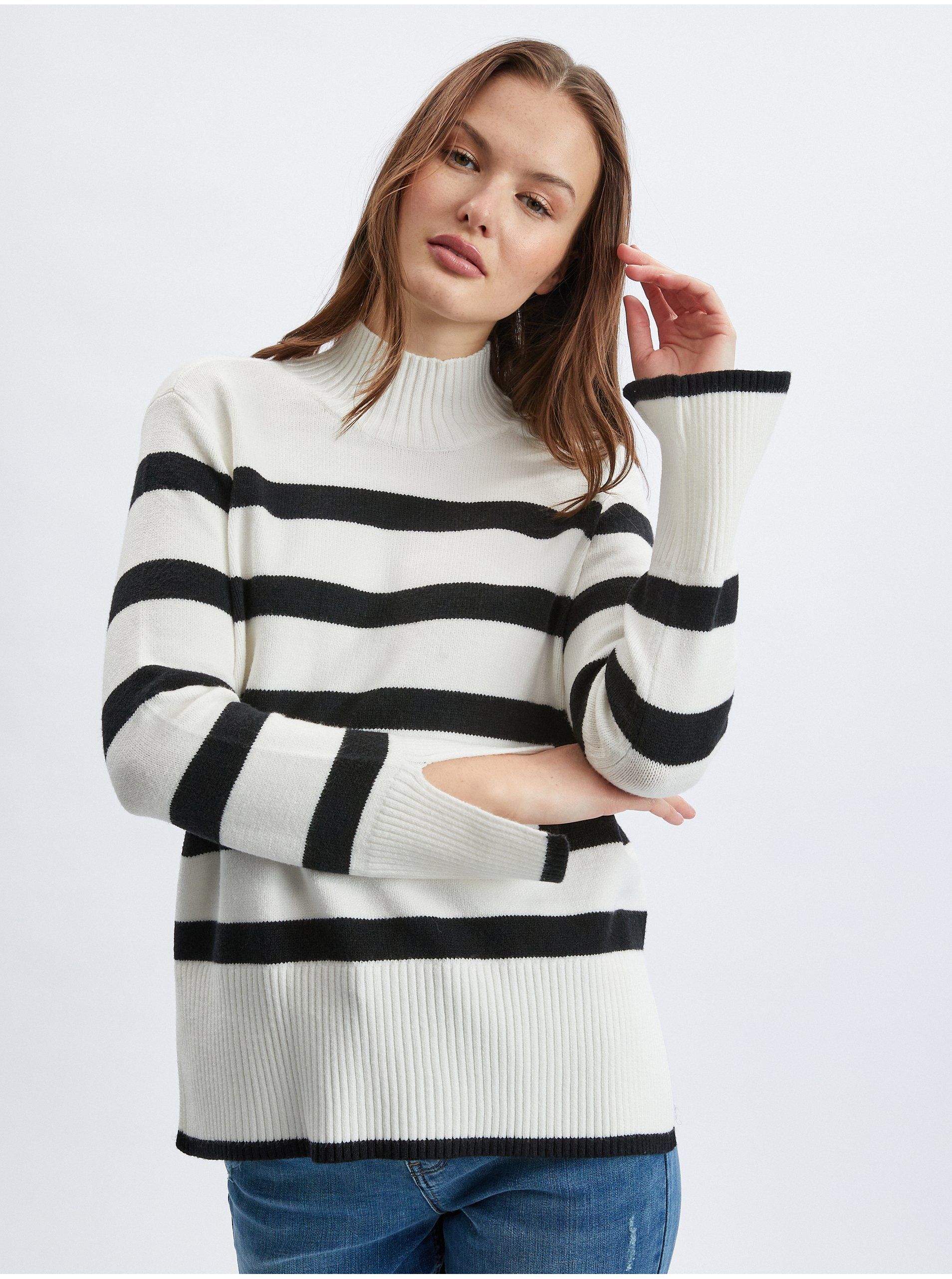 Schwarz-weiß gestreifter Damen-Pullover ORSAY | Orsay.at - Der ... Schwarz-weiß gestreifter Damen-Pullover ORSAY | Orsay.at - Der ...