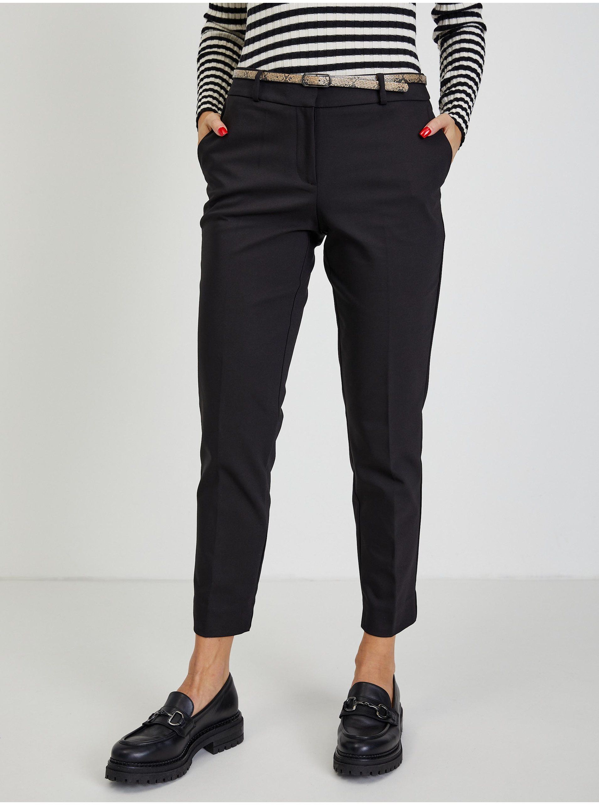 Schwarze Chino Hose Für Damen Orsay Orsay At Der Offizielle E Shop