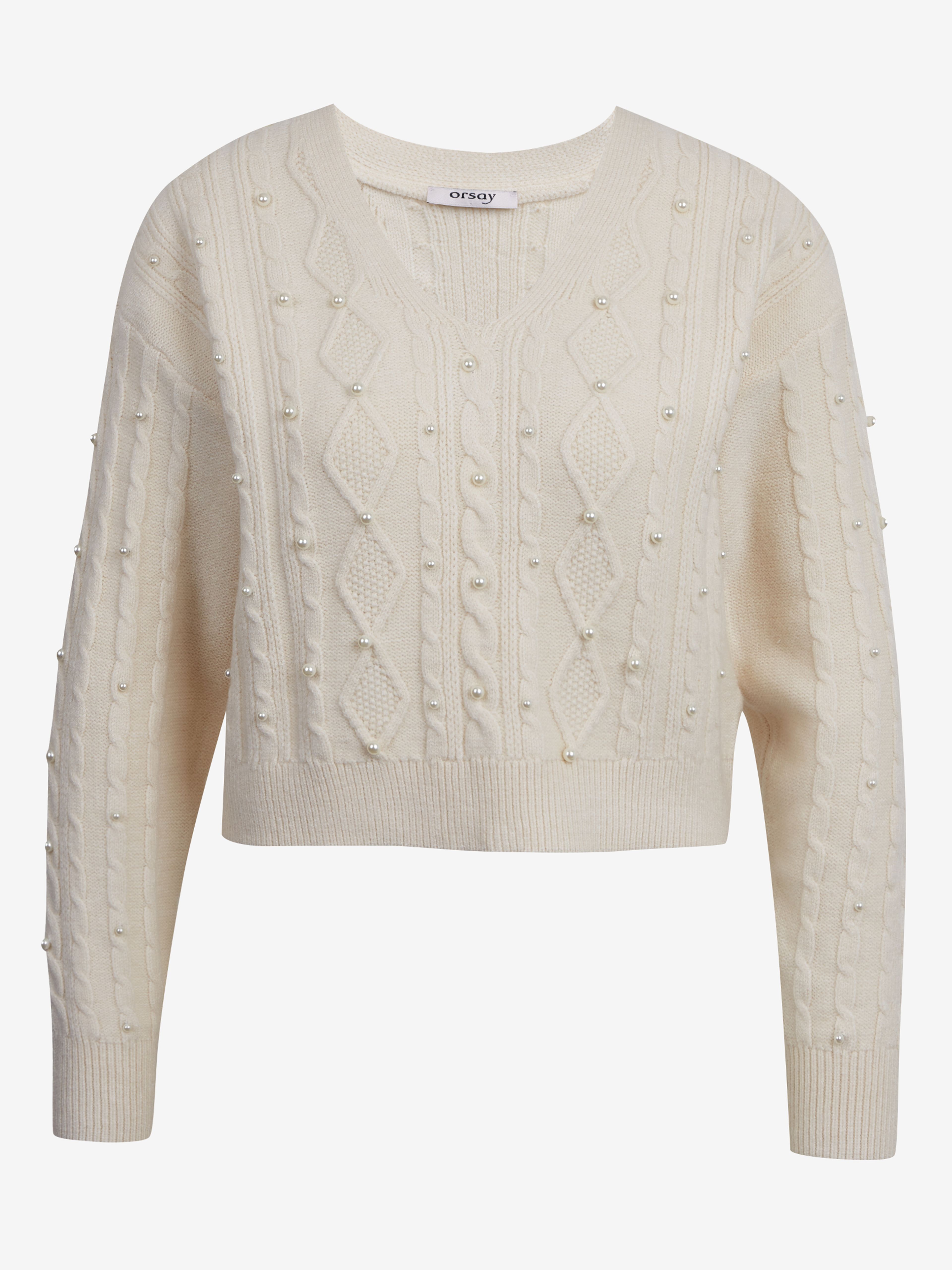 Cremefarbener Damen-Cropped-Pullover ORSAY | Orsay.de - Der offizielle ... Cremefarbener Damen-Cropped-Pullover ORSAY | Orsay.de - Der offizielle ...
