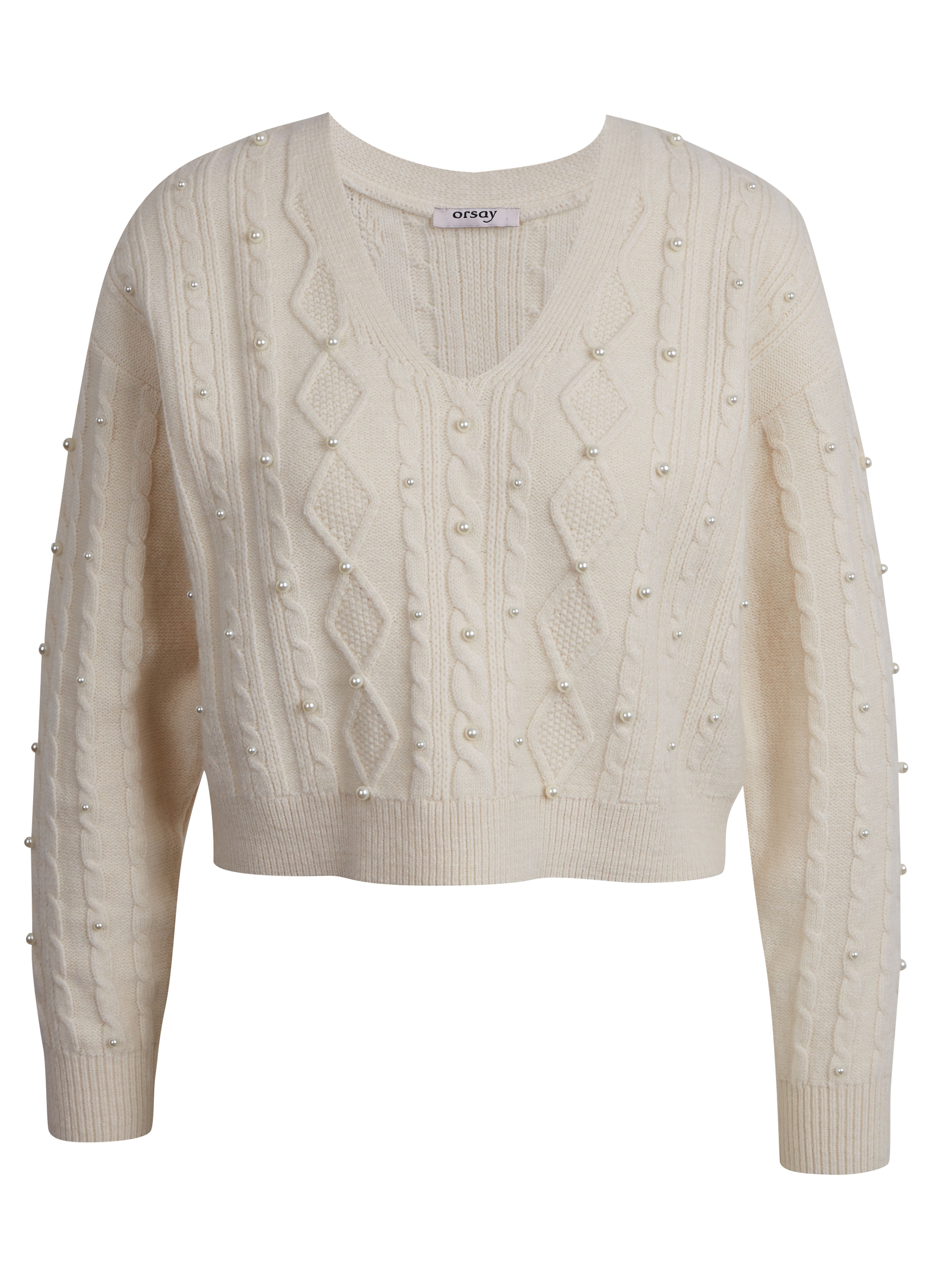 Cremefarbener Damen-Cropped-Pullover ORSAY | Orsay.de - Der offizielle ... Cremefarbener Damen-Cropped-Pullover ORSAY | Orsay.de - Der offizielle ...