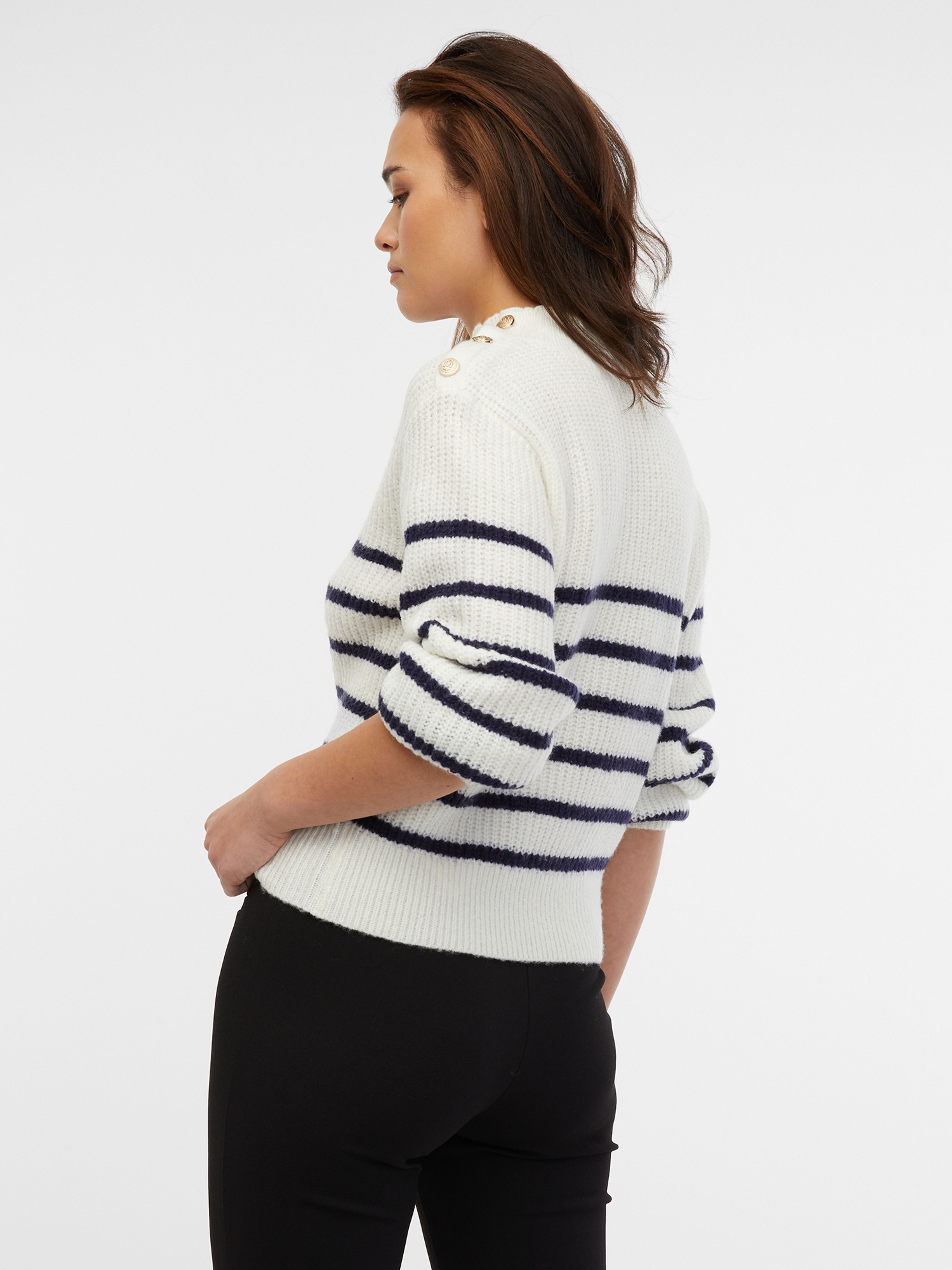 Cremefarbener gestreifter Damen-Pullover ORSAY | Orsay.de - Der ... Cremefarbener gestreifter Damen-Pullover ORSAY | Orsay.de - Der ...