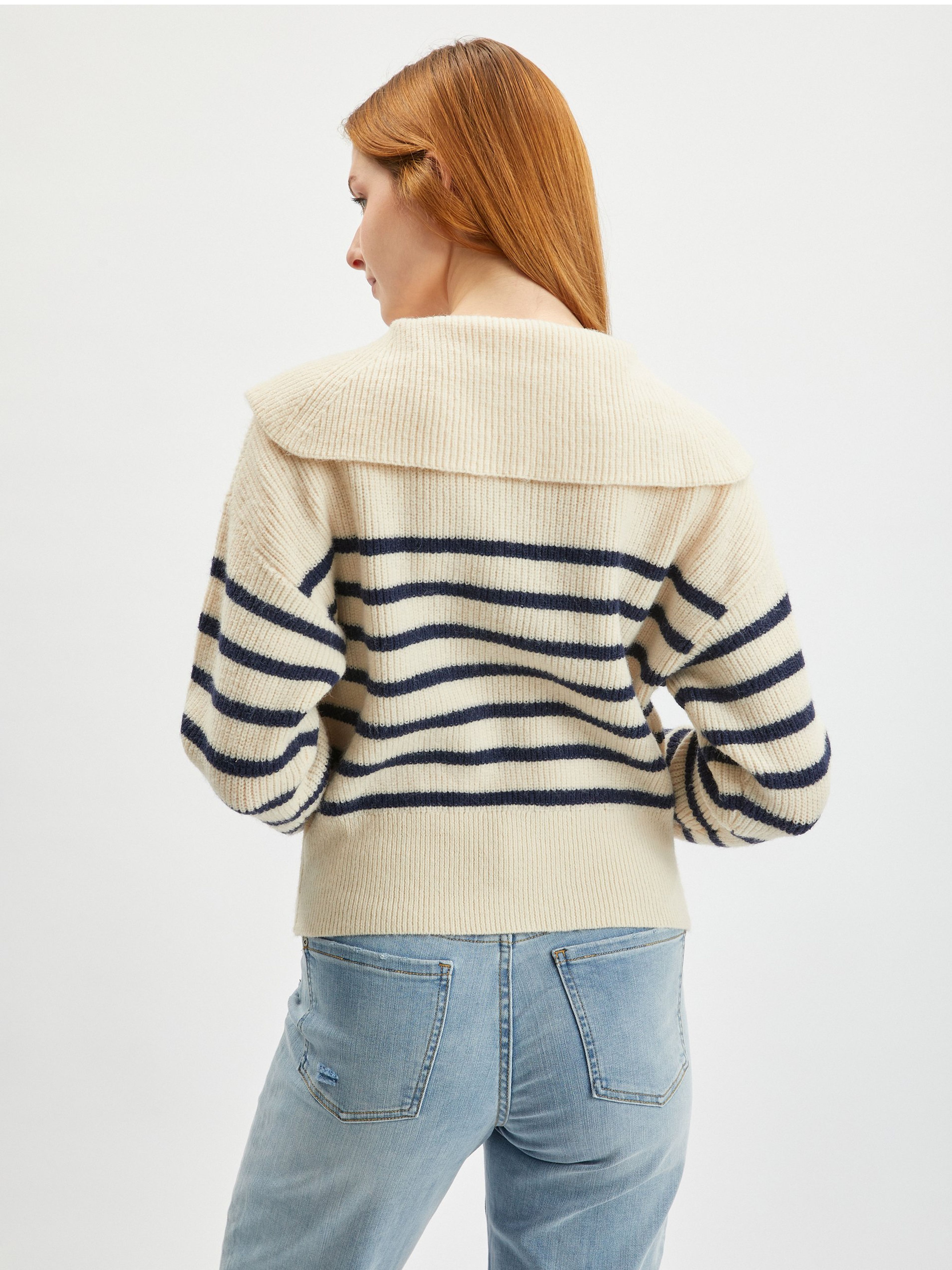 Cremefarbener gestreifter Damen-Pullover ORSAY | Orsay.de - Der ... Cremefarbener gestreifter Damen-Pullover ORSAY | Orsay.de - Der ...