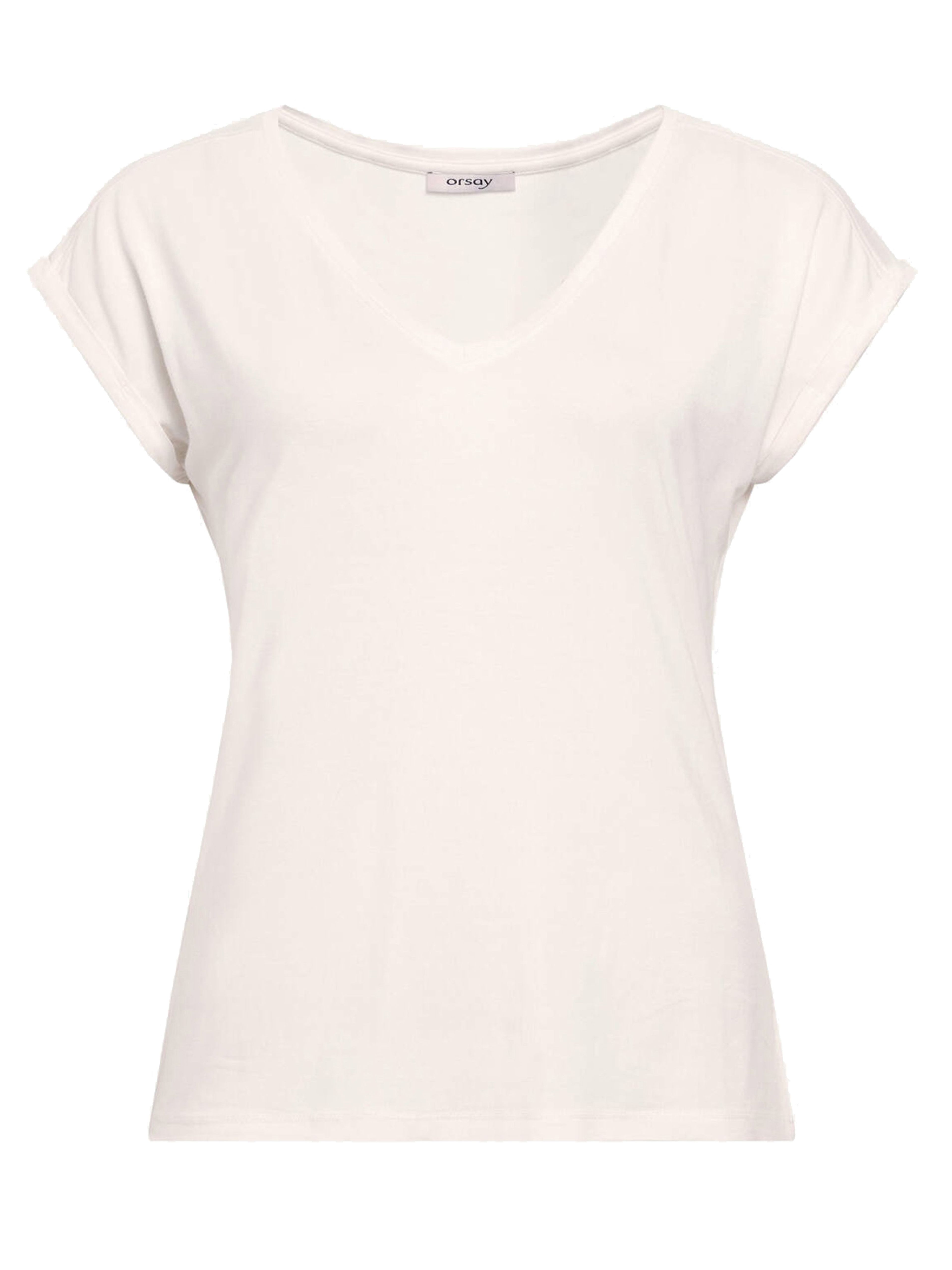 Cremefarbenes Basic T Shirt Orsay Orsay De Der Offizielle E Shop